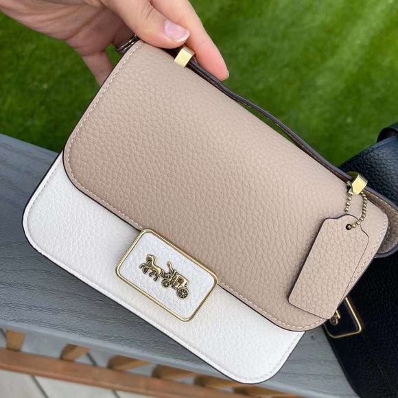 Coach | Bags | Coach Alie Shoulder Bag 8 In Colorblock | Poshmark